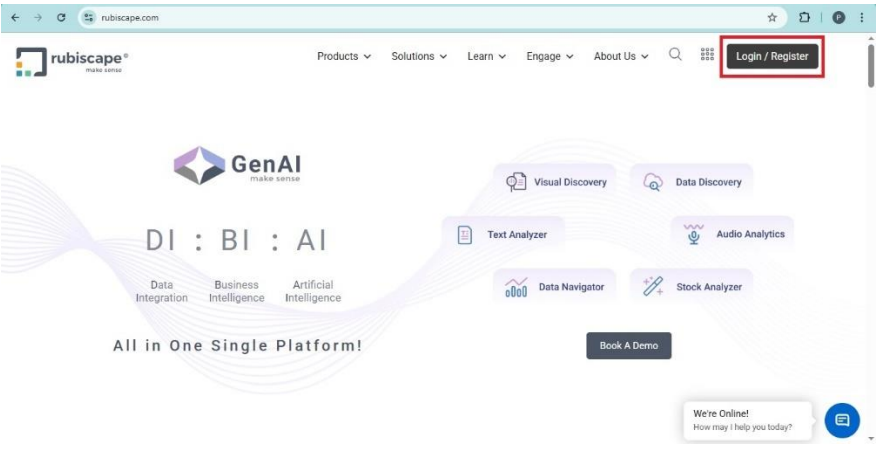 Rubiscape Account Creation